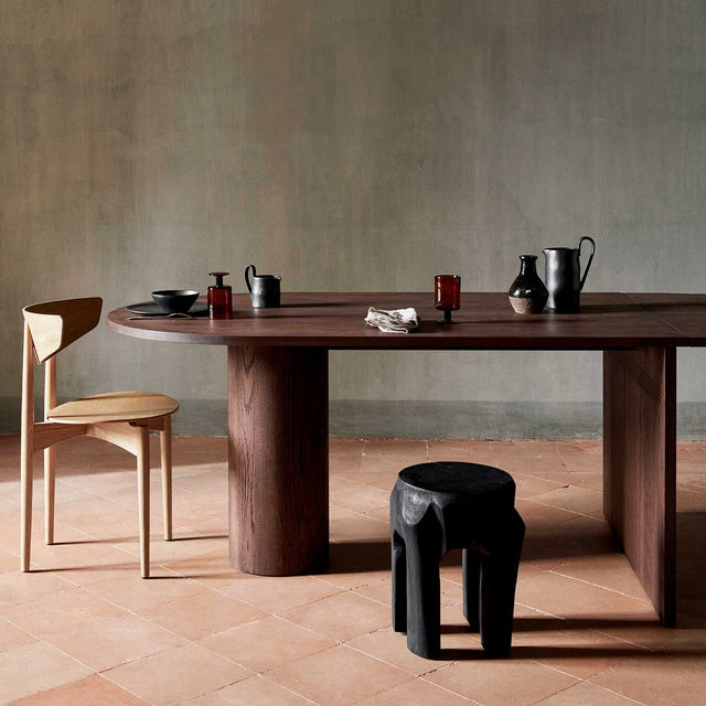 Ferm Living - Pylo Dining Table - Dark Stained Oak – IYOUALL